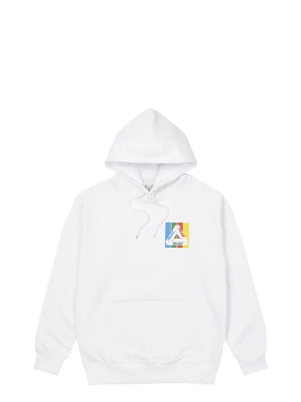 PALACE Tri-emb Hood - White