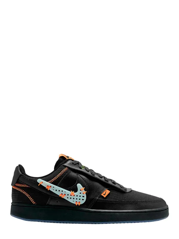 Nike Court Vision Low Premium Sneakers - Black