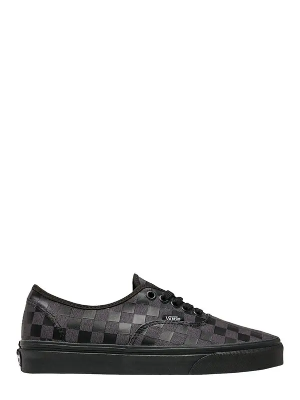 VANS Authentic High Density Checkerboard Sneakers - Black