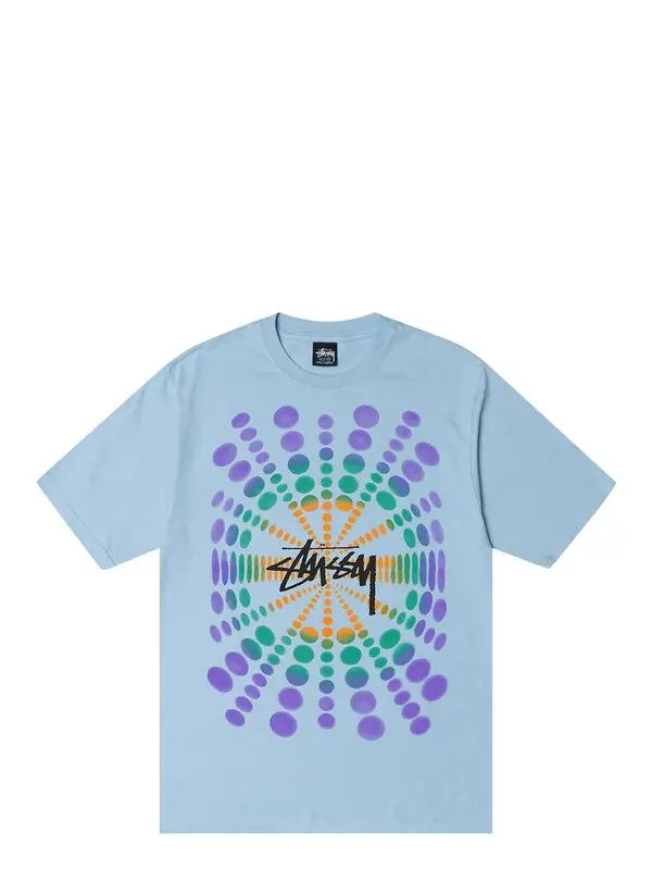 StÜssy Atticus Pigment Dyed Tee 'sky - Blue