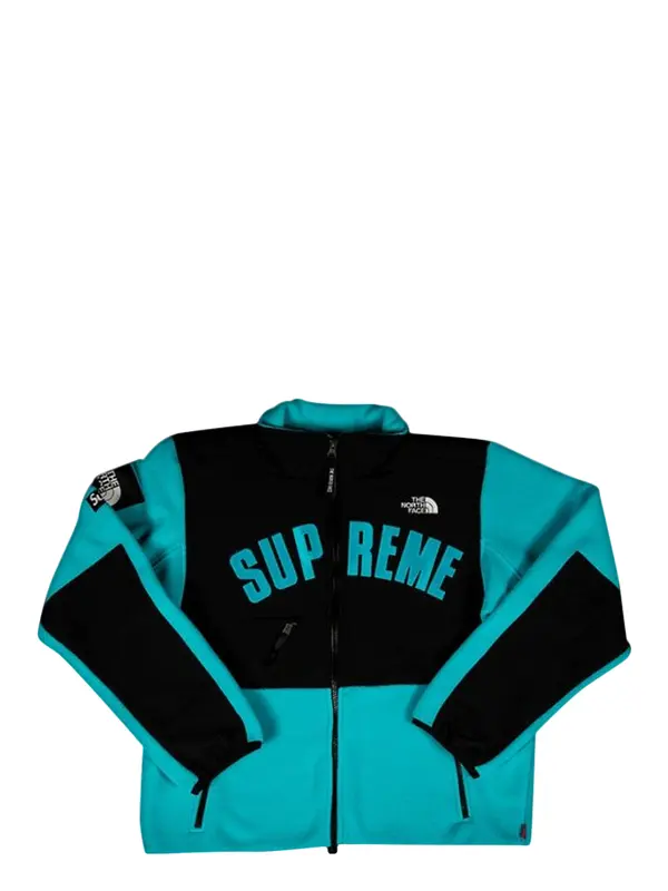 Supreme X The North Face Arc Logo Denali Fleece Jacket - Teal