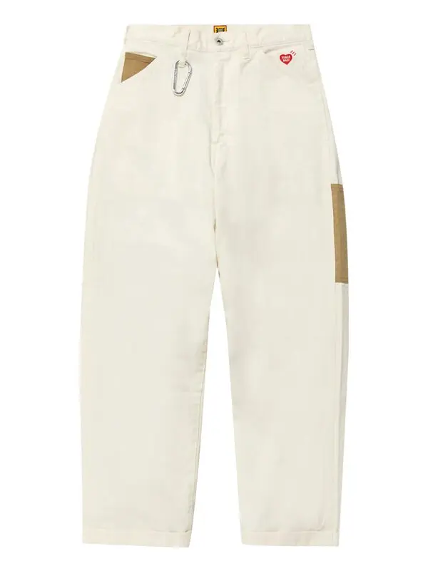 HUMAN MADE Herringbone Painter Pants - White