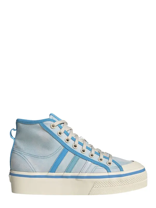 Adidas Nizza Platform Mid High-top Sneakers - Blue