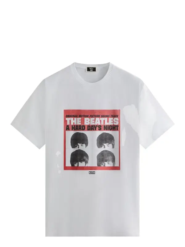 Kith For The Beatles Hard Days Night Vintage Tee - White