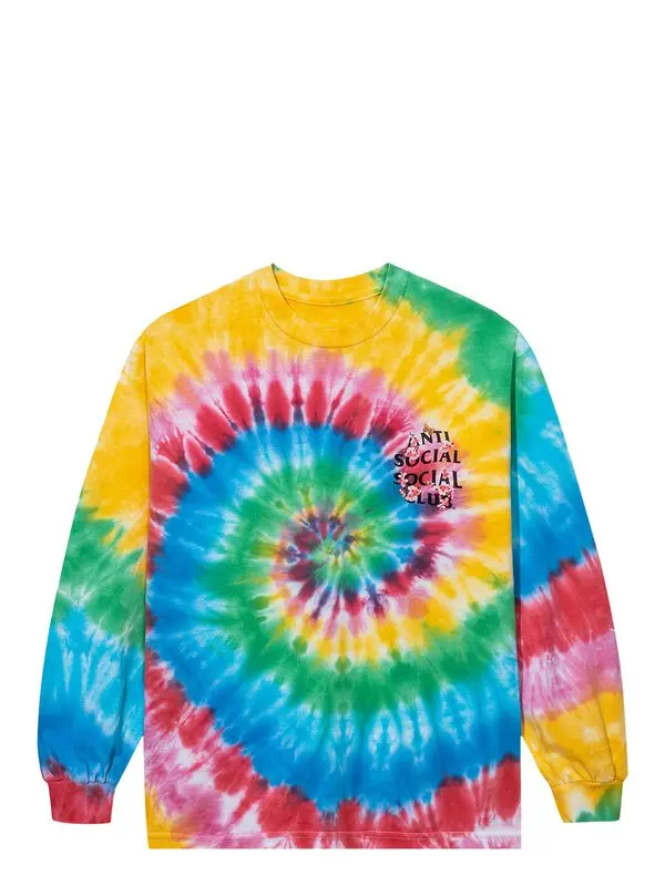 ANTI SOCIAL SOCIAL CLUB Kkoch Wifi Tie Dye Long-sleeve - Multicolor