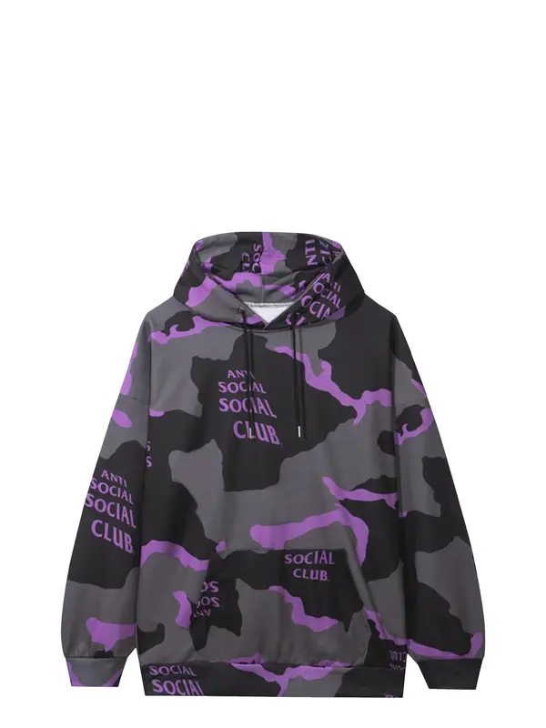 ANTI SOCIAL SOCIAL CLUB Cotton Candy Camo Hoodie - Black