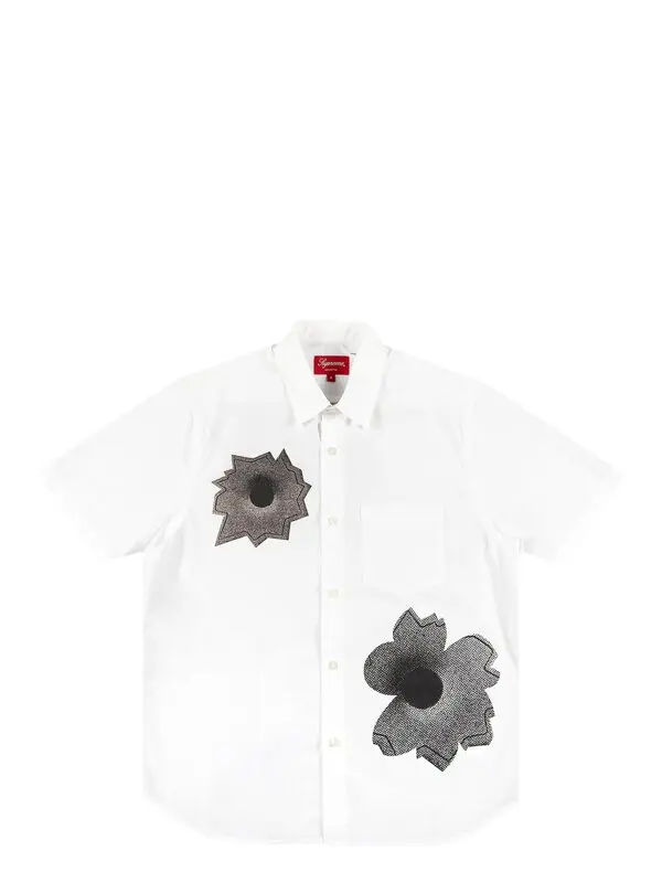 Supreme X Nate Lowman Short-sleeve Shirt - White
