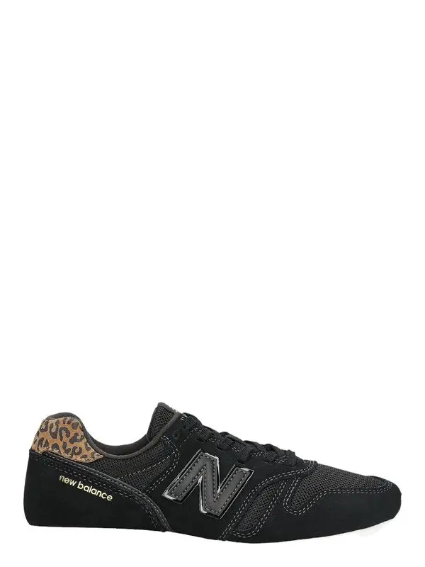 NEW BALANCE 373 Leopard Sneakers - Black