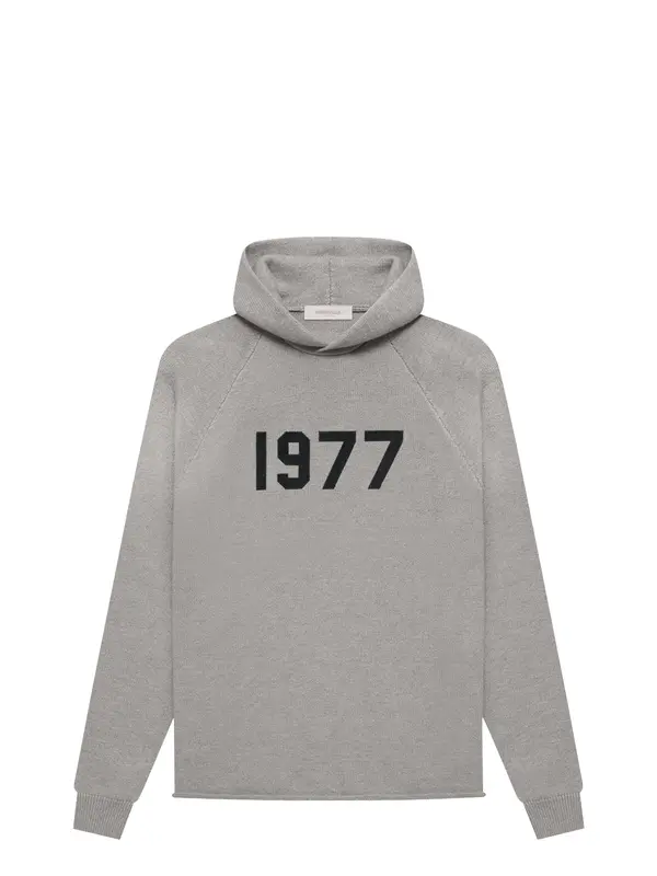 Fear Of God Knit Hoodie - Grey