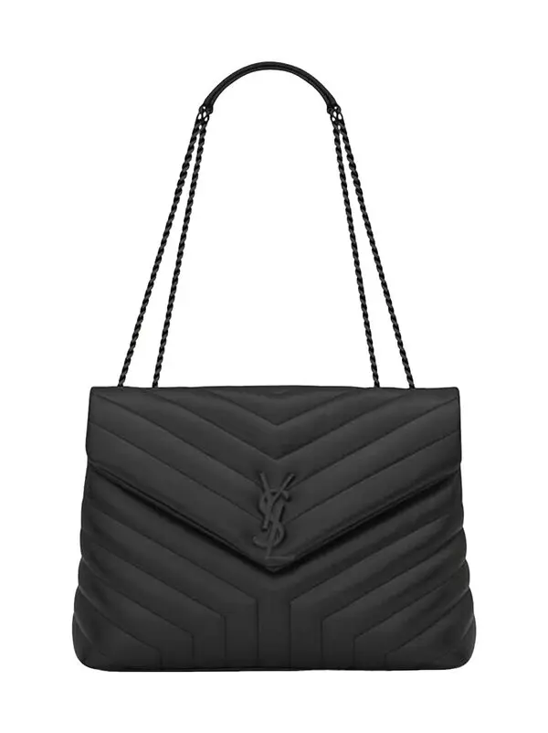 Saint Laurent Loulou Shoulder Bag - Black