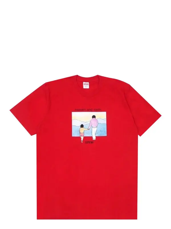 Supreme Heaven And Earth Tee - Red
