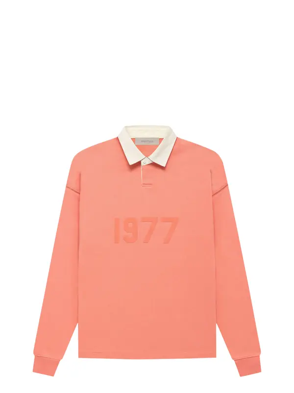Fear Of God 1977 Henley Rugby Shirt - Orange