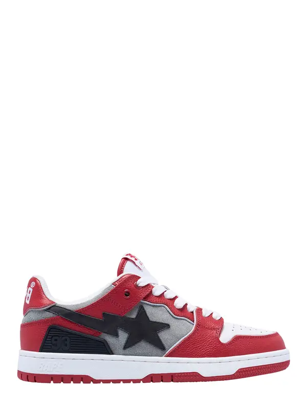 BAPE Wmns Sk8 Sta #1 Sneakers - Red