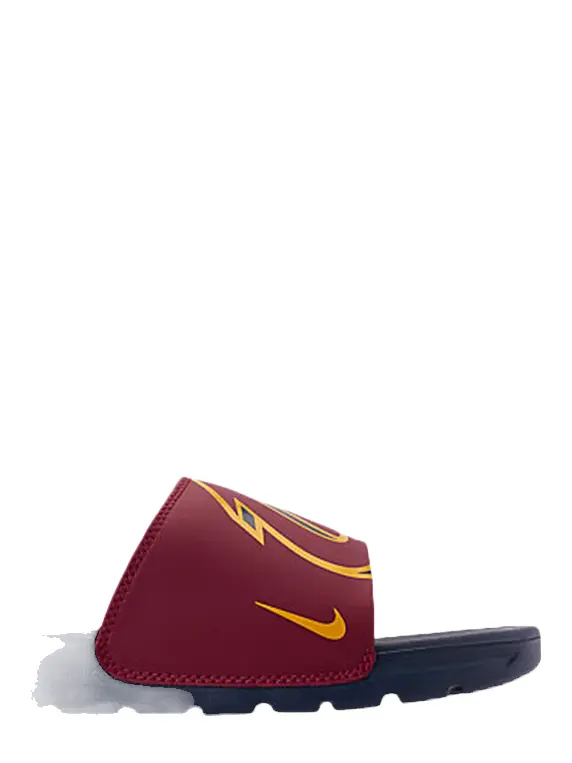 Nike Nba X Benassi 'cavaliers' Slides - Red
