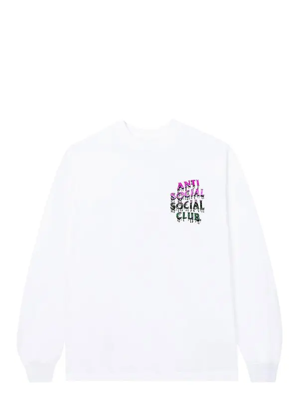 ANTI SOCIAL SOCIAL CLUB Mind Melt Long-sleeve Tee - White
