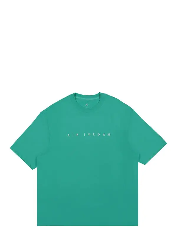 JORDAN X Union T-shirt 'kinetic /coconut Milk - Green