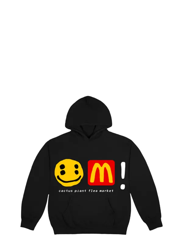 CACTUS PLANT FLEA MARKET X Mcdonald's Icons! Hoodie - Black
