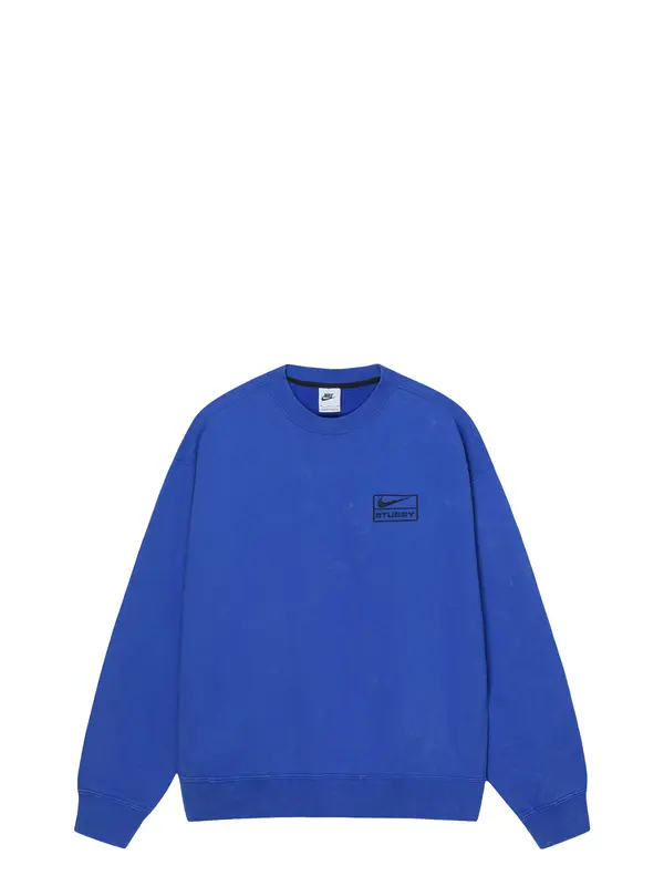 StÜssy X Nike Fleece Crew - Blue