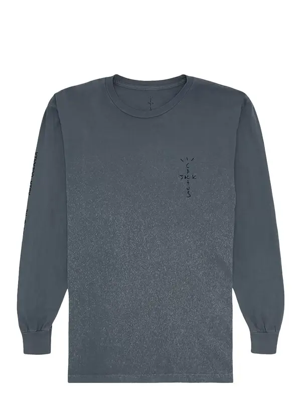 CACTUS JACK BY TRAVIS SCOTT Back Bling Long-sleeve T-shirt - Grey