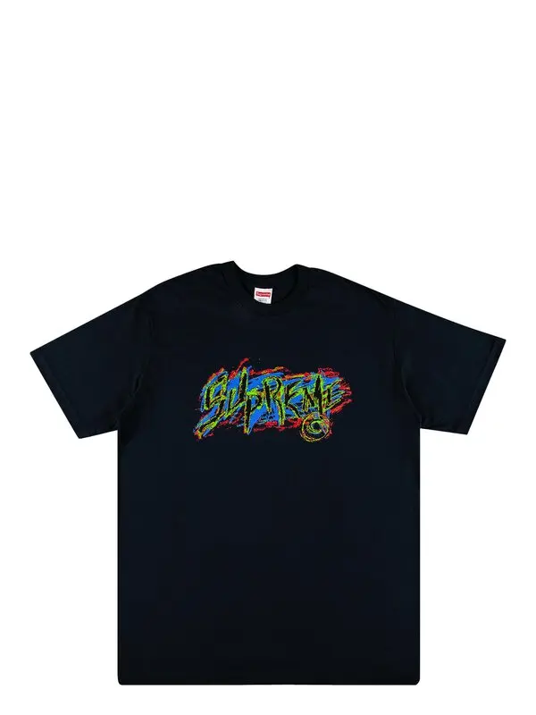 Supreme Scratch Tee 'navy - Blue
