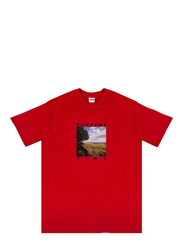 Supreme Time Tee - Red