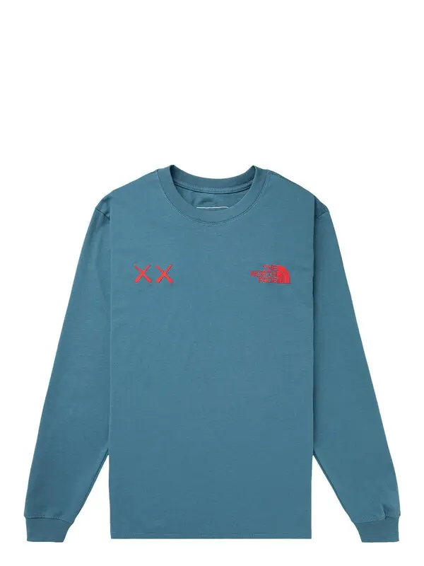 The North Face X Kaws Long-sleeve T-shirt - Blue
