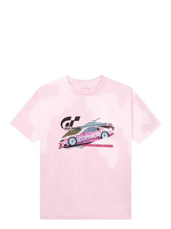 ANTI SOCIAL SOCIAL CLUB X Gran Turismo Gt500 Tee - Pink