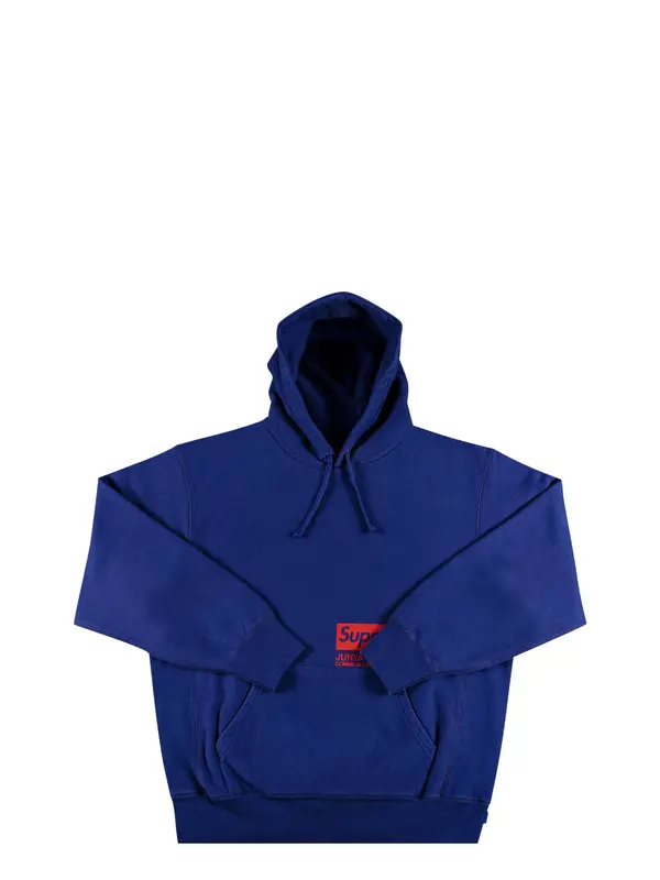 Supreme X Junya Watanabe X Comme Des Garçons Hooded Sweatshirt - Blue