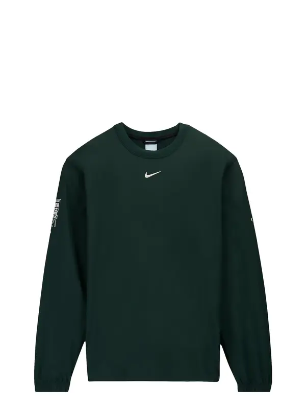 Nike Nrg Nocta Df Woven Long-sleeve Crew - Green