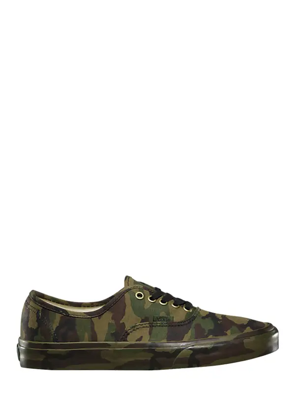 VANS Authentic Mono Print Camo Sneakers - Green