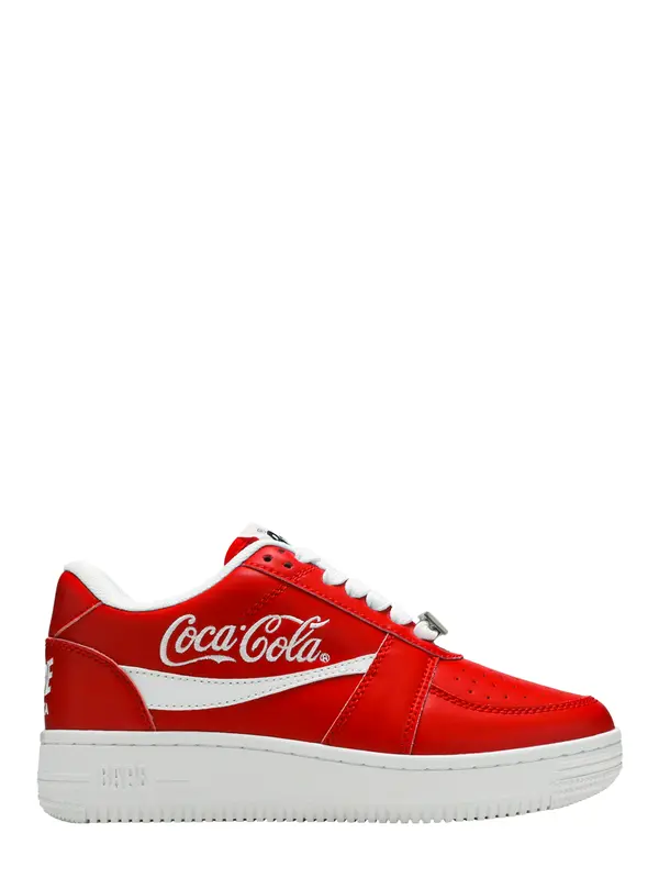 BAPE Coca-cola X Bapesta Low - Red