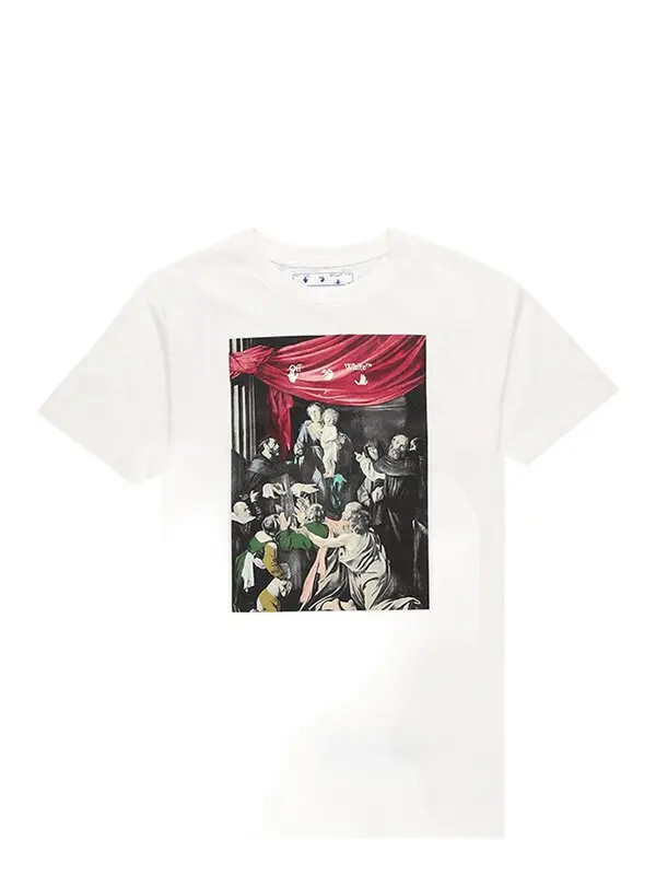 Off-White Caravaggio Paint Slim Tee /black - White