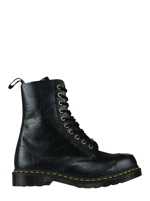 Dr. Martens A Bathing Ape X 1490 Smooth Boots - Black