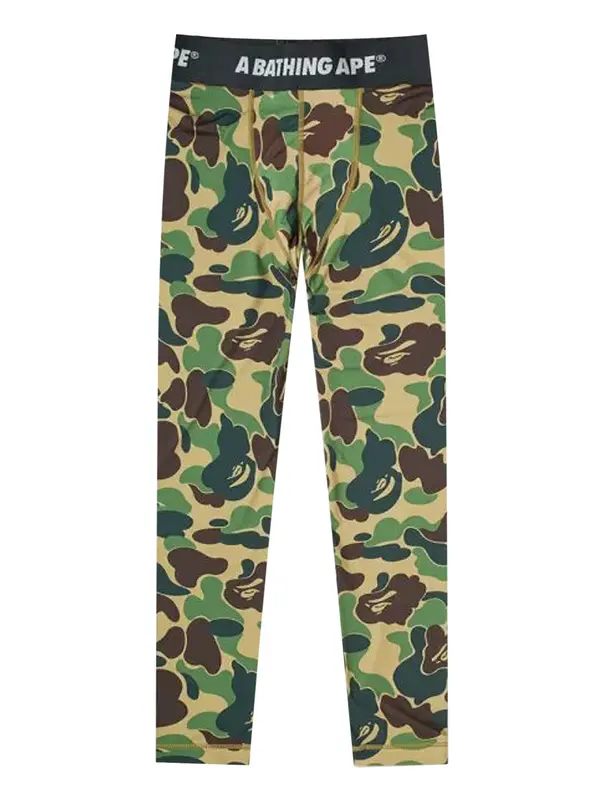 A BATHING APE X Adidas Sb Tights - Green