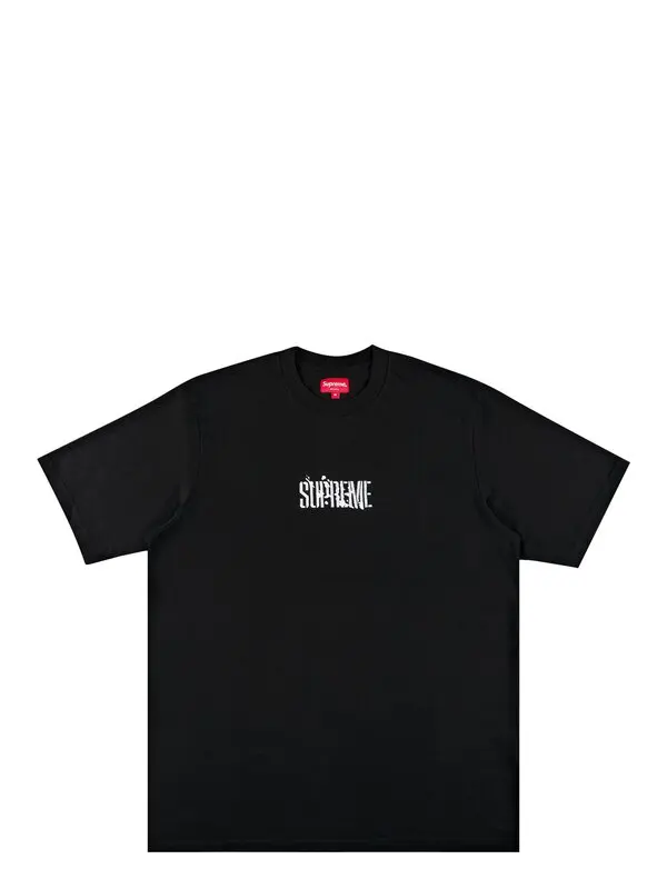 Supreme Splatter Short-sleeve Top - Black