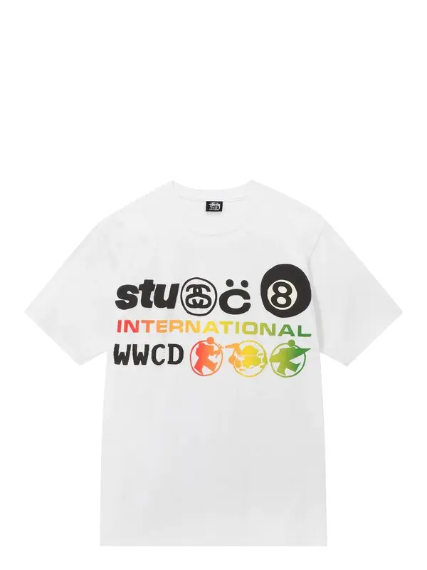 StÜssy X Cactus Plant Flea Market International Tee - White