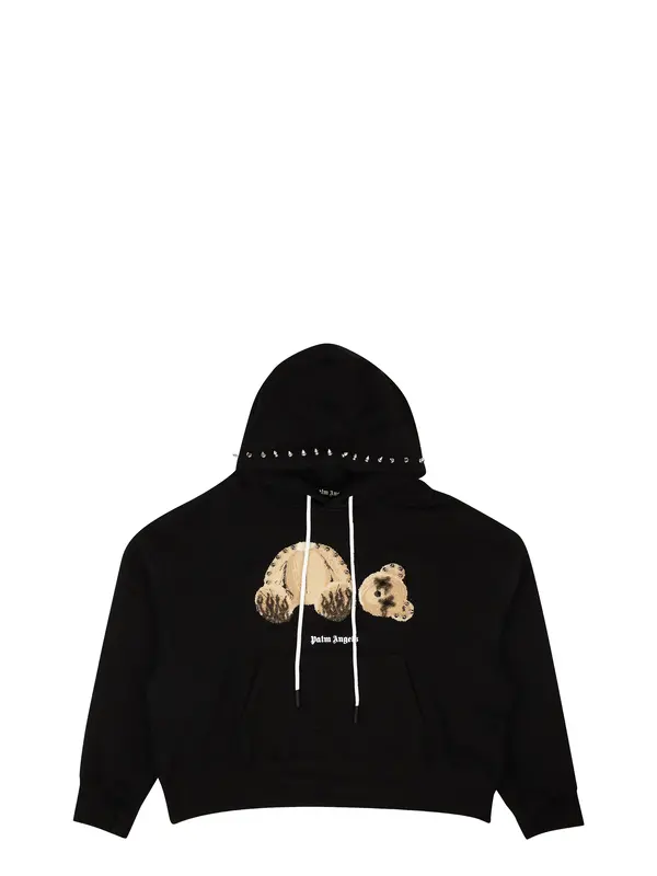 Palm Angels Pa Punk Bear Hoody - Black