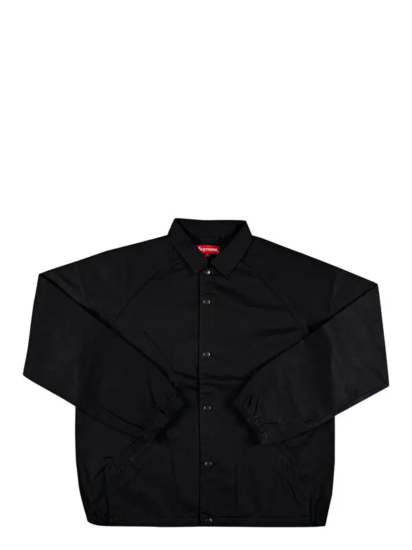 Supreme X Antihero Snap Front Twill Jacket - Black