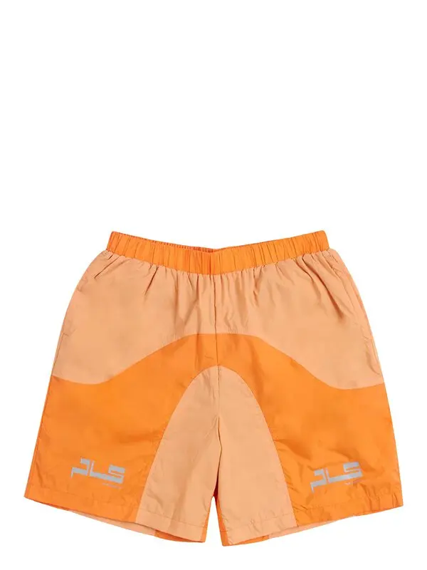 PLEASURES Scholar Sport Shorts - Orange