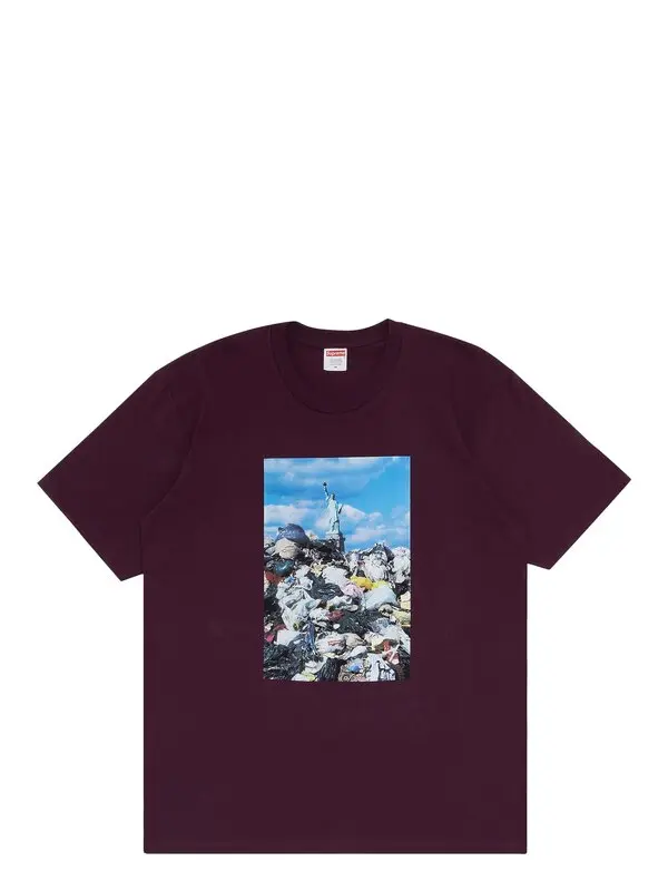 Supreme Trash Tee 'eggplant - Purple