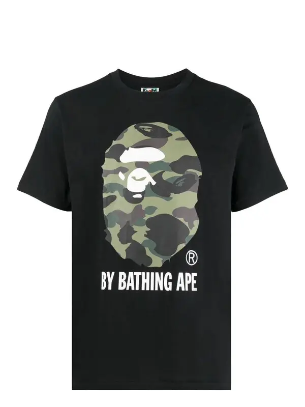 A BATHING APE 1st Camo Bathing Ape Tee /green - Black