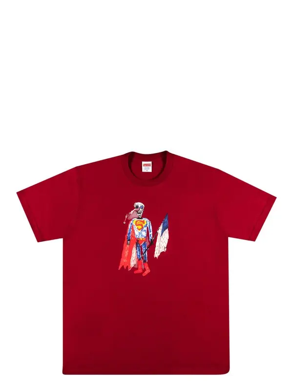 Supreme Skeleton Tee 'cardinal - Red