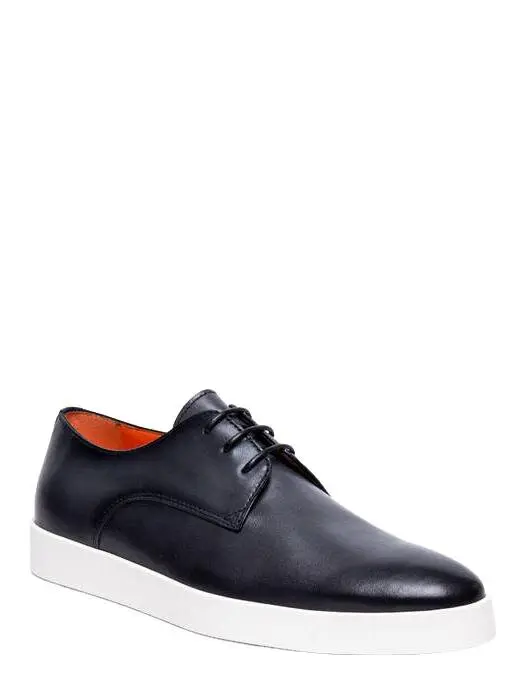 Santoni Dilate Leather Derby Sneakers - Grey