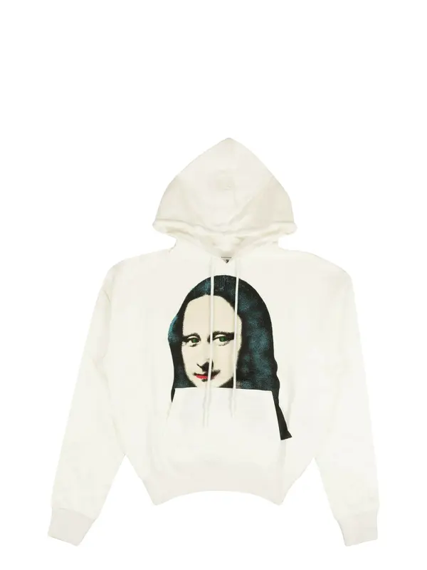 Off-White Mona Lisa Oversized Hoodie - White