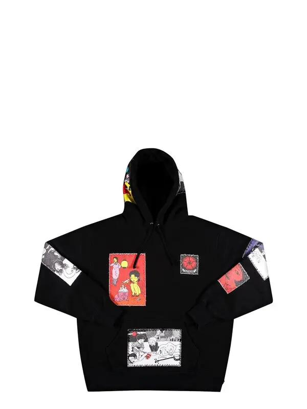Supreme X Toshio Saeki Hooded Sweatshirt - Black