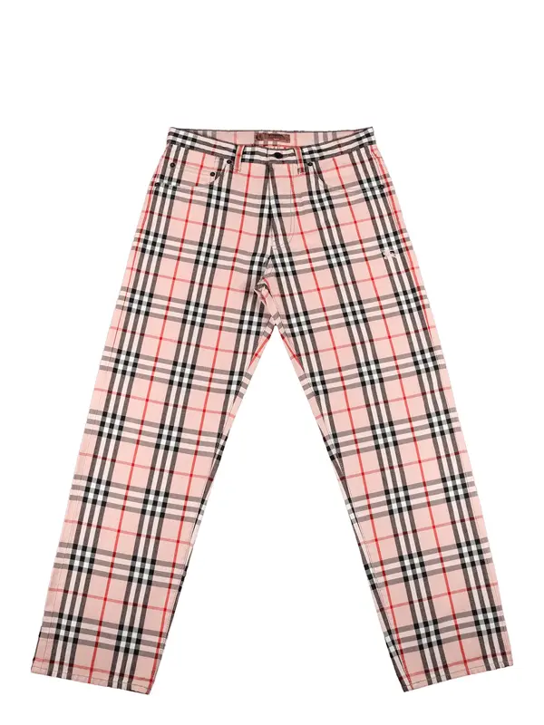 Supreme X Burberry Regular Jean - Pink
