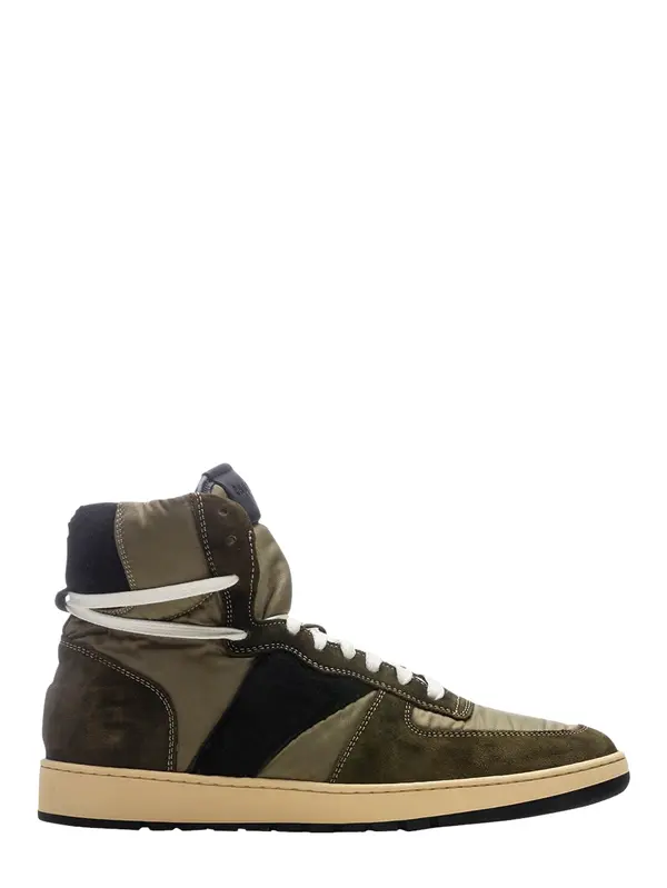 Rhude Rhecess High Sneakers - Green