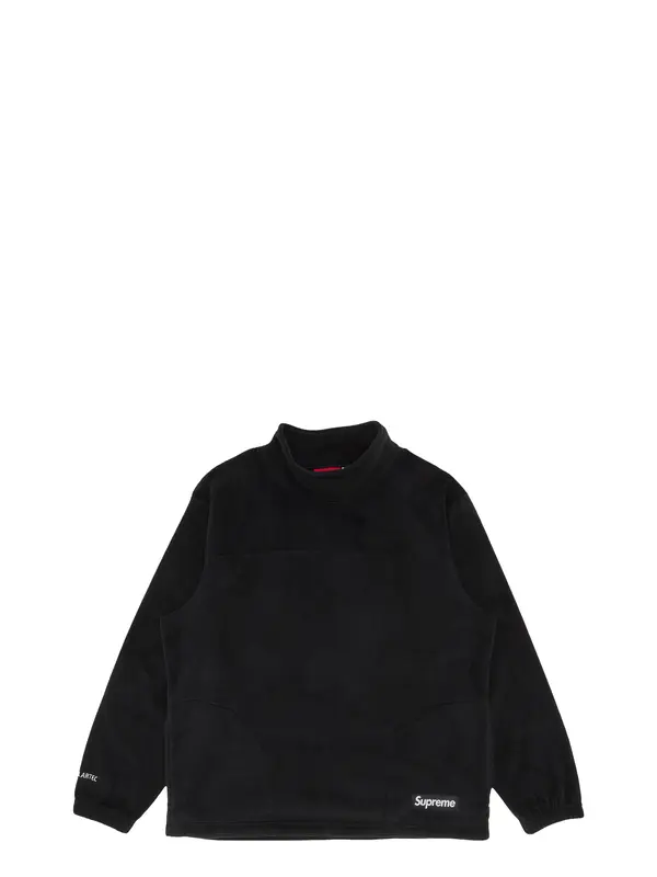 Supreme X Polartec Mock Neck Pullover - Black