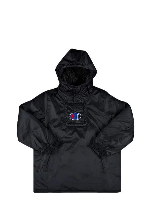 Supreme X Champion Pullover Parka - Black