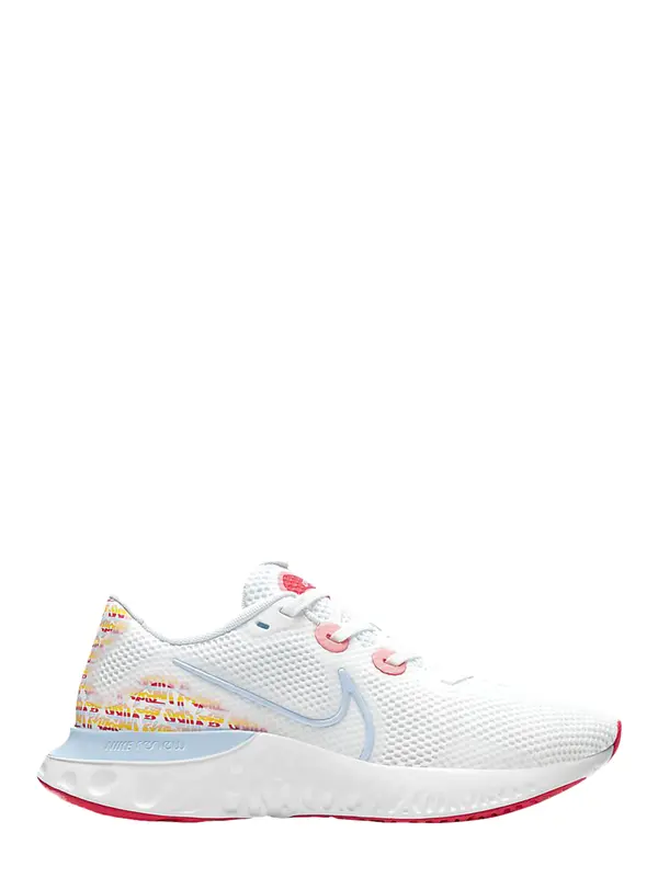 Nike Renew Run Graffiti Print Sneakers - White
